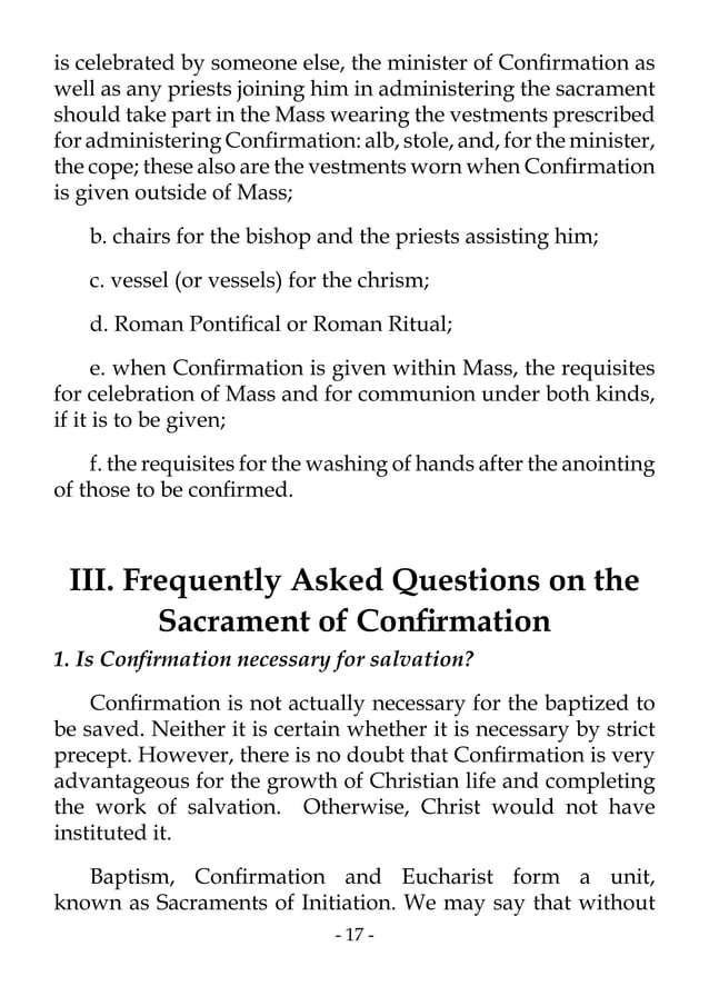 Sacrament of-confirmation | PDF | Christianity | Religion & Spirituality