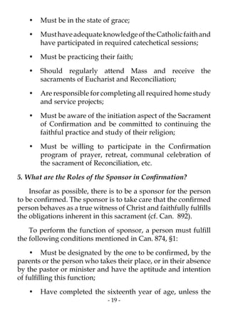 Sacrament of-confirmation | PDF