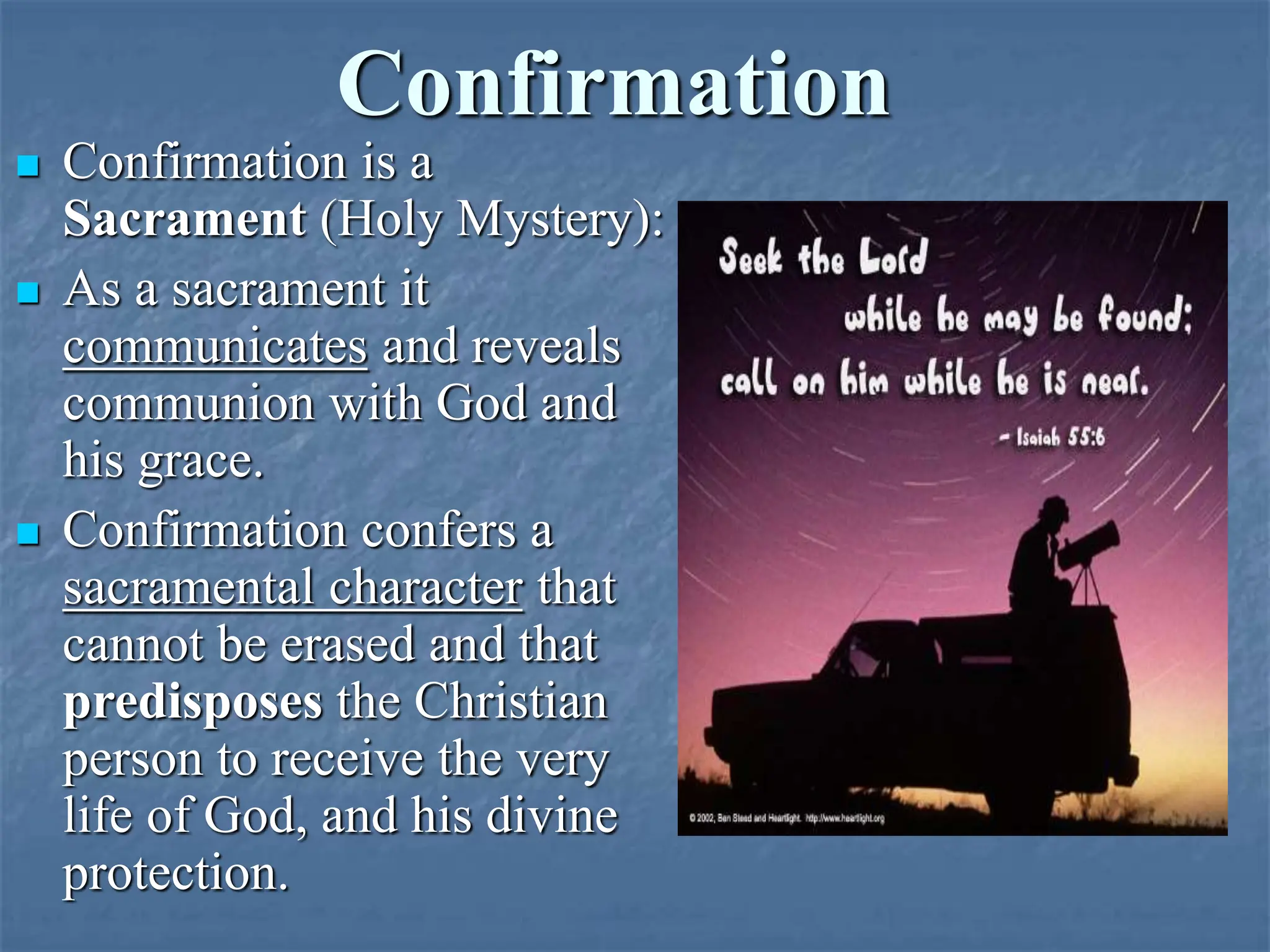 Catechism for the sacrament of confirmation | PPT
