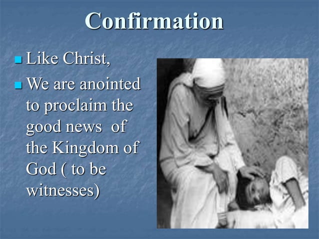 Catechism for the sacrament of confirmation | PPT