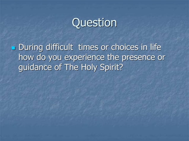 Catechism for the sacrament of confirmation | PPT