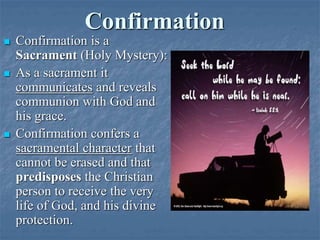 Catechism for the sacrament of confirmation | PPT