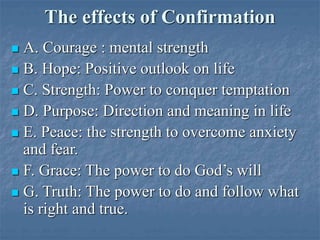 Catechism for the sacrament of confirmation | PPT