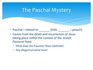 Sacramental Life in Christ | PPTX
