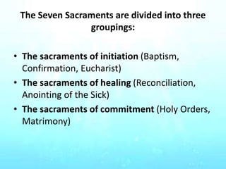 Sacrament and seven sacraments | PPTX