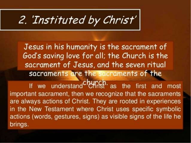 Sacrament and seven sacraments | PPT | Free Download