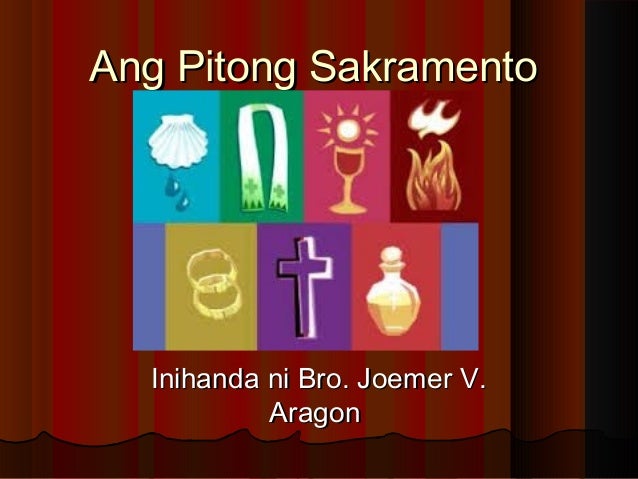 Sakramentongmgabanalnaorderclipart