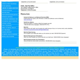 Sacramento County Department Of Human Assistance Sites | PDF