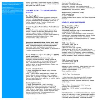 Sacramento County Mental Health Providers | PDF | Mental Health ...