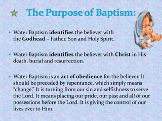 Sacrament of baptism | PPTX