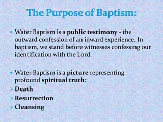 Sacrament of baptism | PPTX