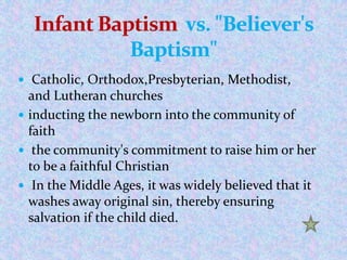 Sacrament of baptism | PPTX