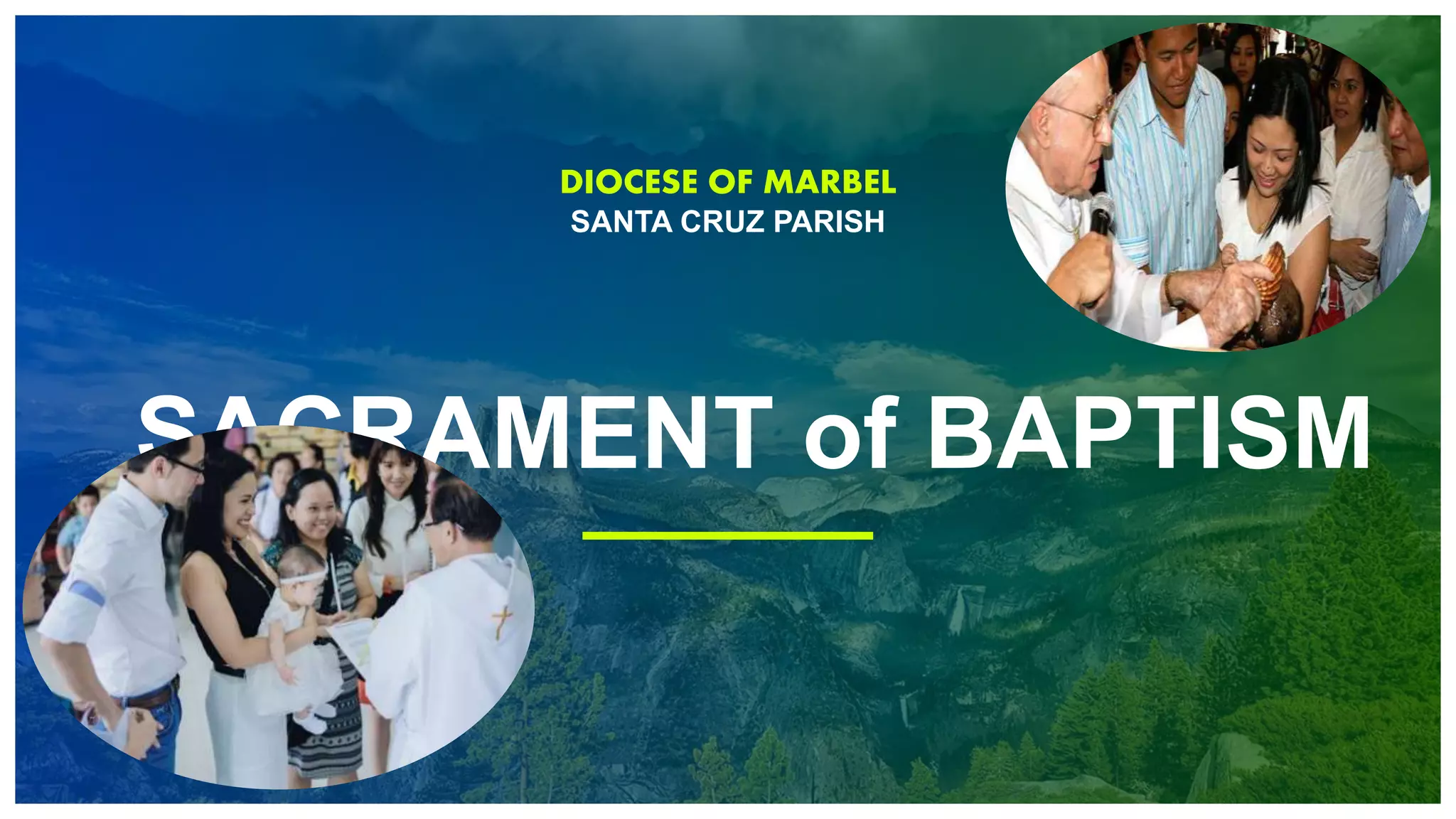 Sacrament of baptism | PPTX