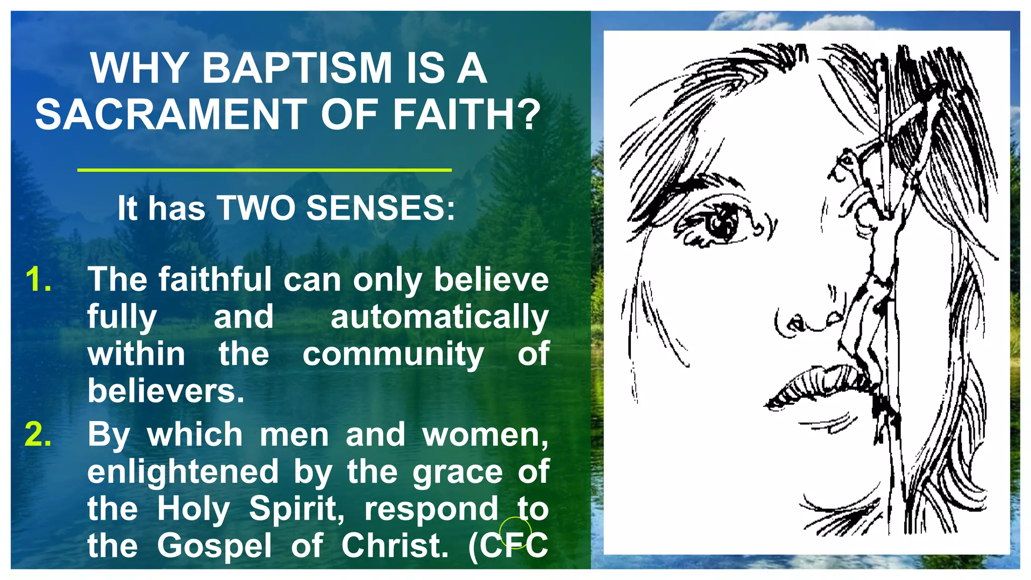 Sacrament of baptism | PPTX