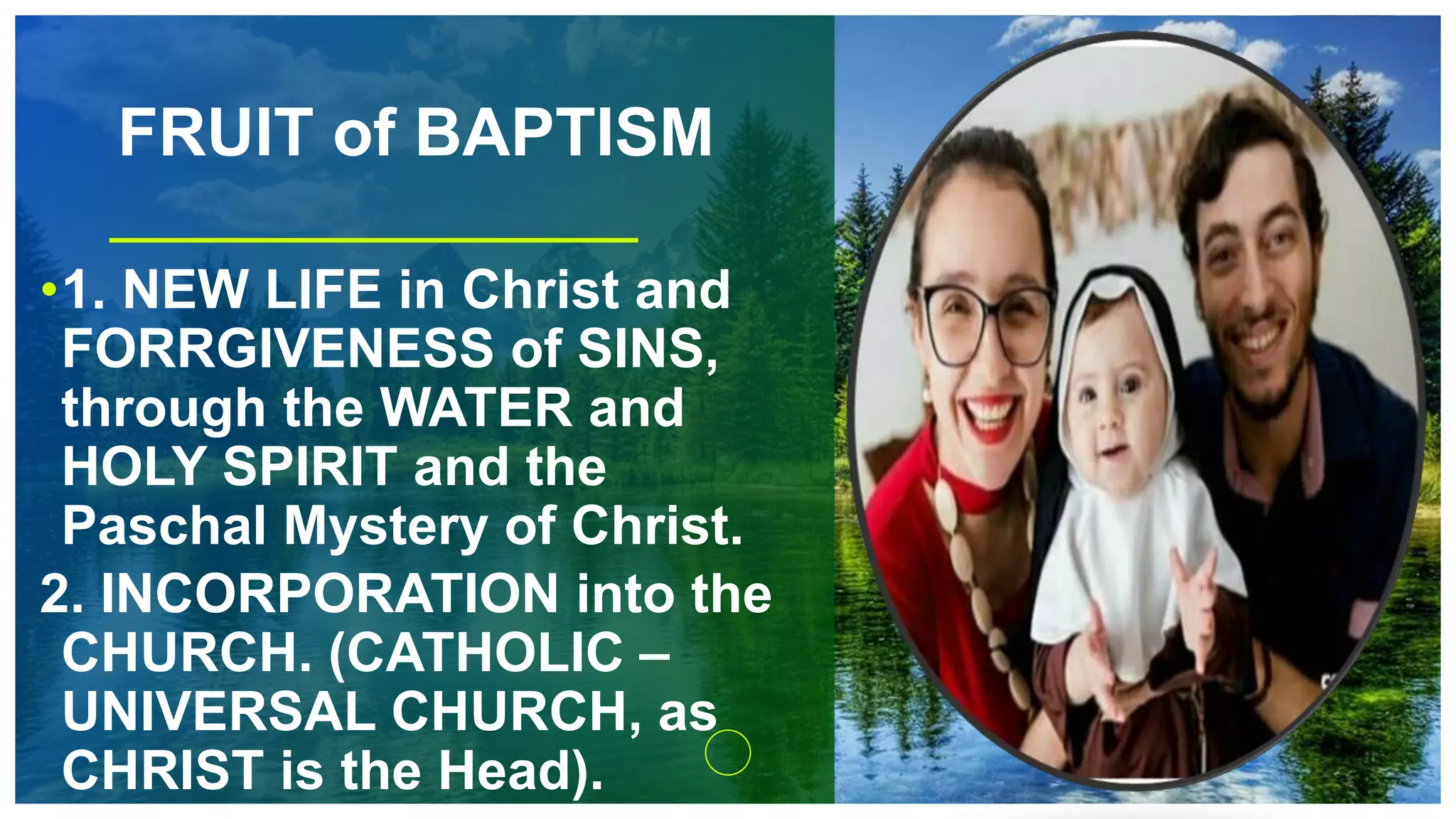 Sacrament of baptism | PPTX