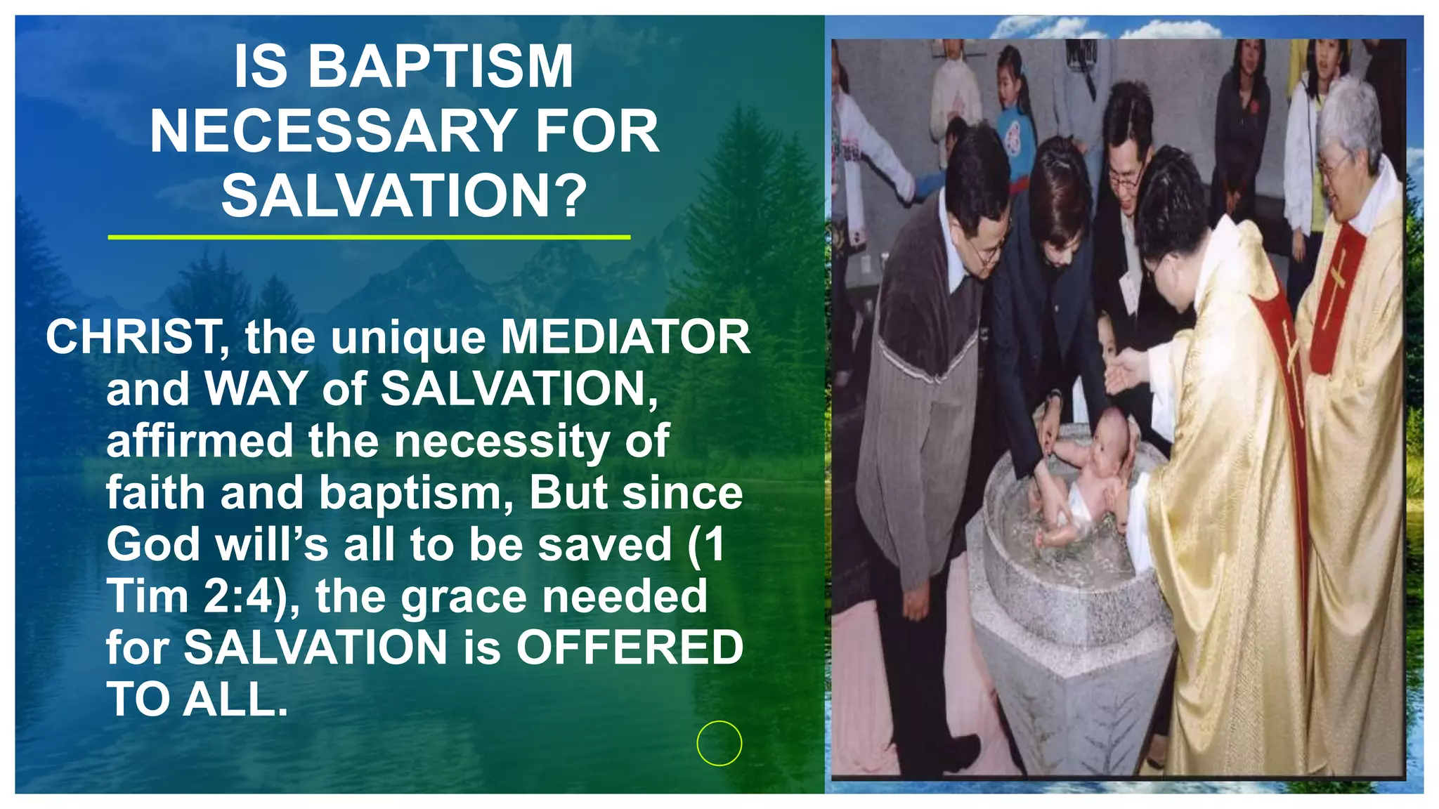 Sacrament of baptism | PPTX