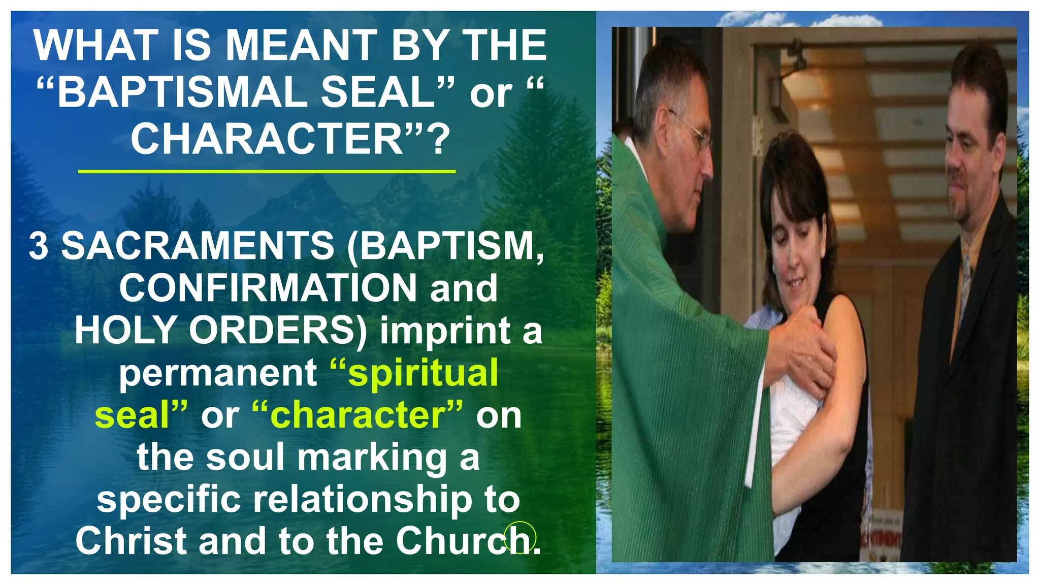 Sacrament of baptism | PPTX