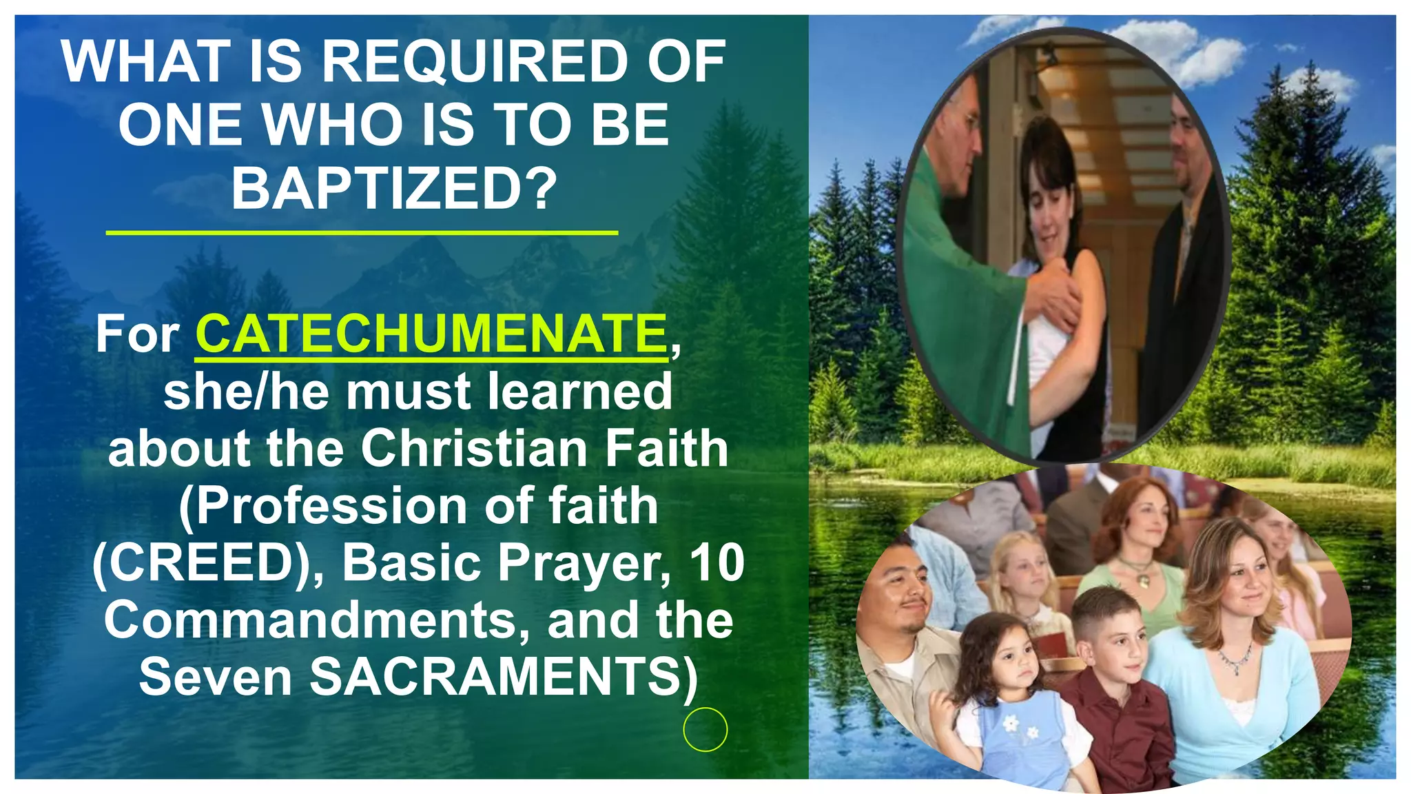 Sacrament of baptism | PPTX