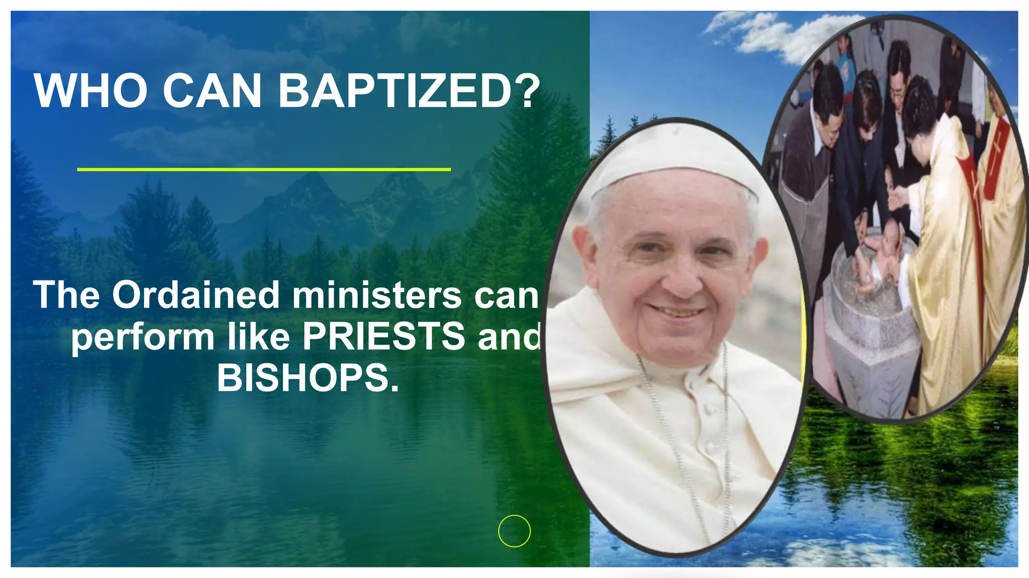 Sacrament of baptism | PPTX