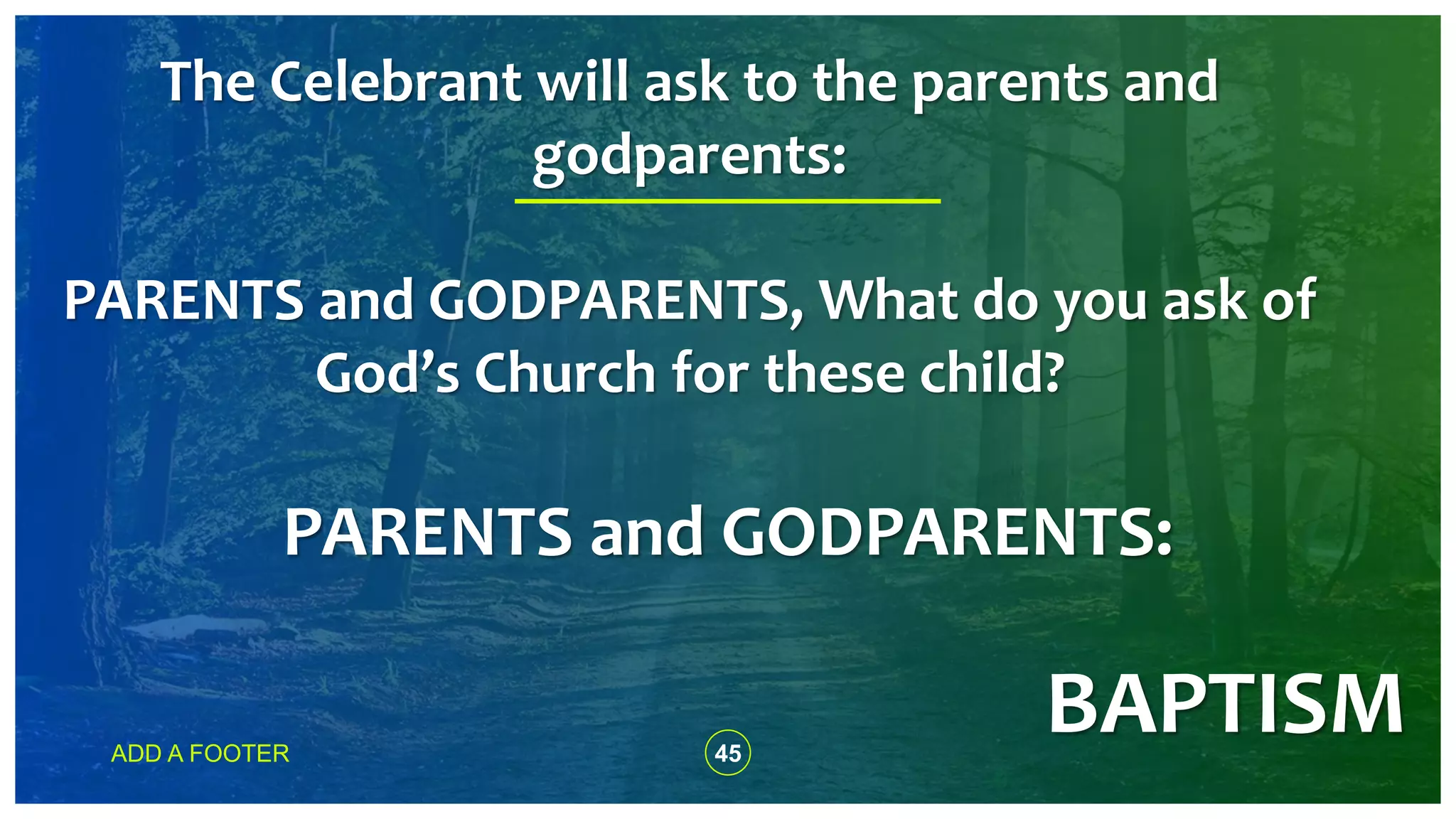 Sacrament of baptism | PPTX