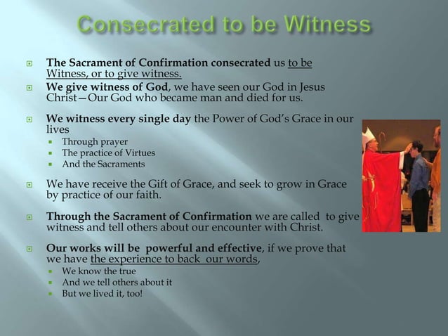 Sacrament of confirmation | PPT