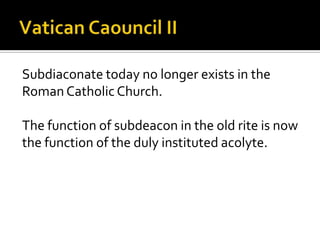 Sacrament of holy orders | PPTX