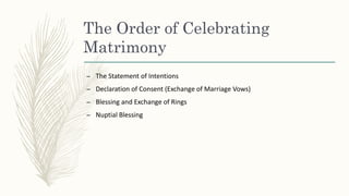 Sacrament of Marriage 2018 | PPTX