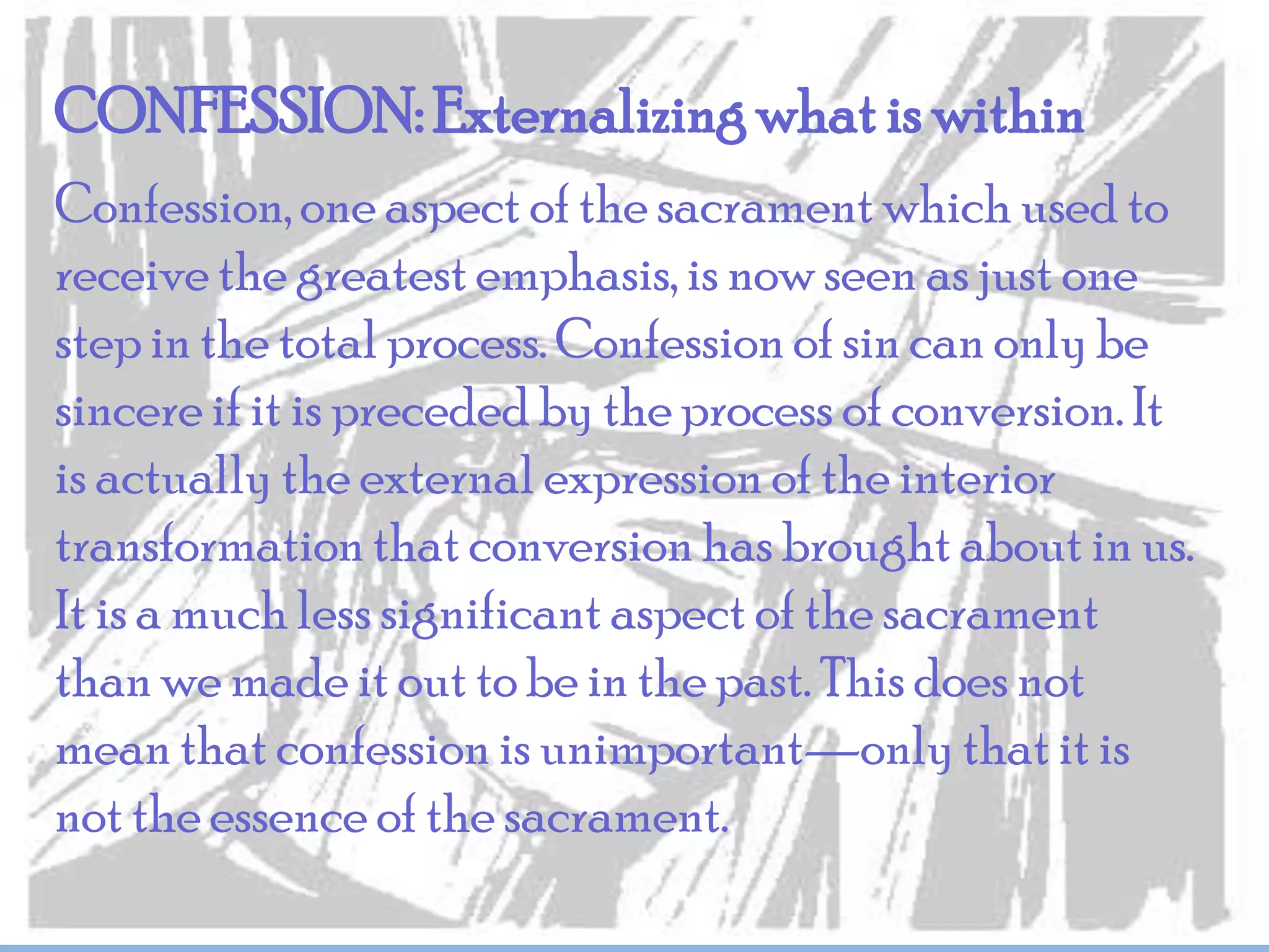 Sacrament of penance and reconciliation | PPTX