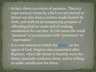 Sacrament of penance | PPTX