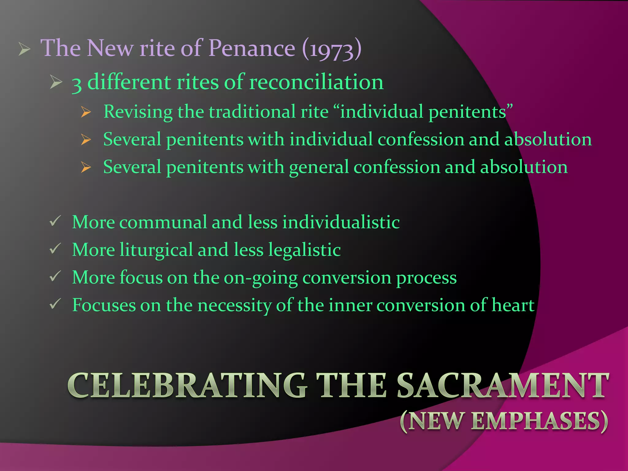 Sacrament of Reconciliation | PPTX