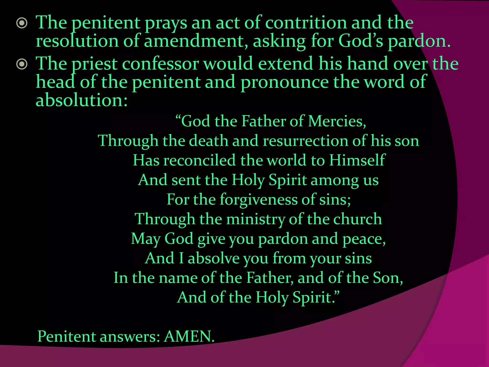 Sacrament of Reconciliation | PPTX