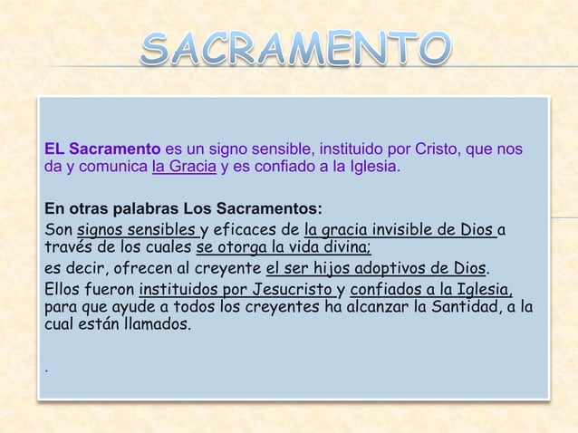 Sacramentos de Iniciacion Cristiana | PPTX