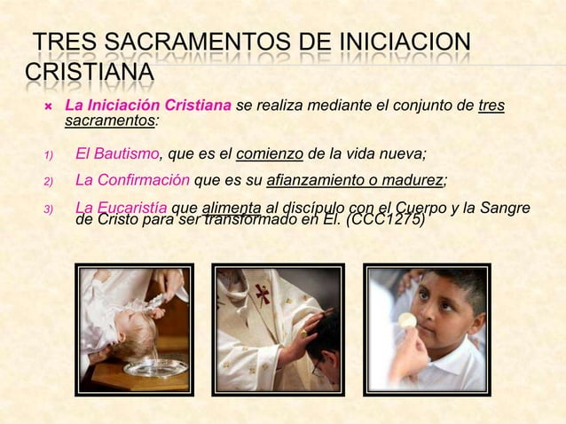 Sacramentos De Iniciacion Cristiana