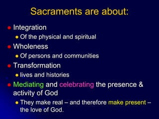 Sacraments | PPTX | Spirituality | Religion & Spirituality
