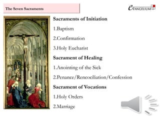 The seven Sacraments and its meaning.ppt