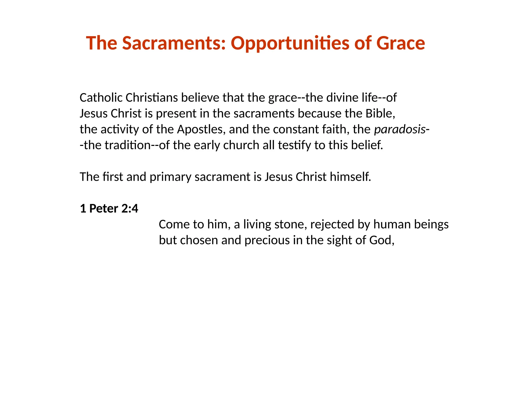 The Seven sacraments of the Roman Catholic Church | PPT