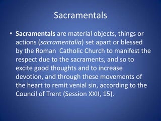 Sacraments and liturgy | PPTX