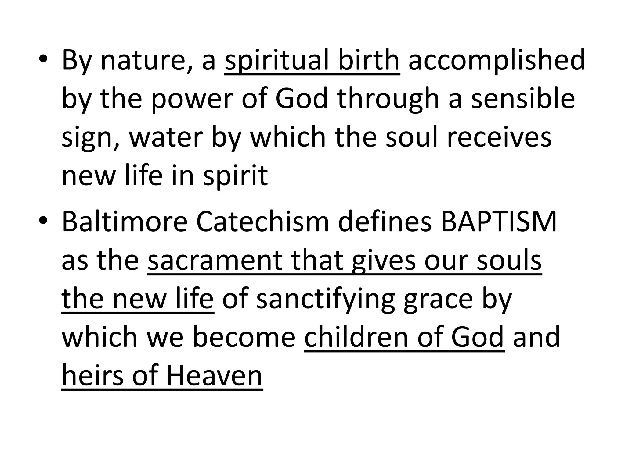 Sacraments (baptism & confirmation) | PPTX