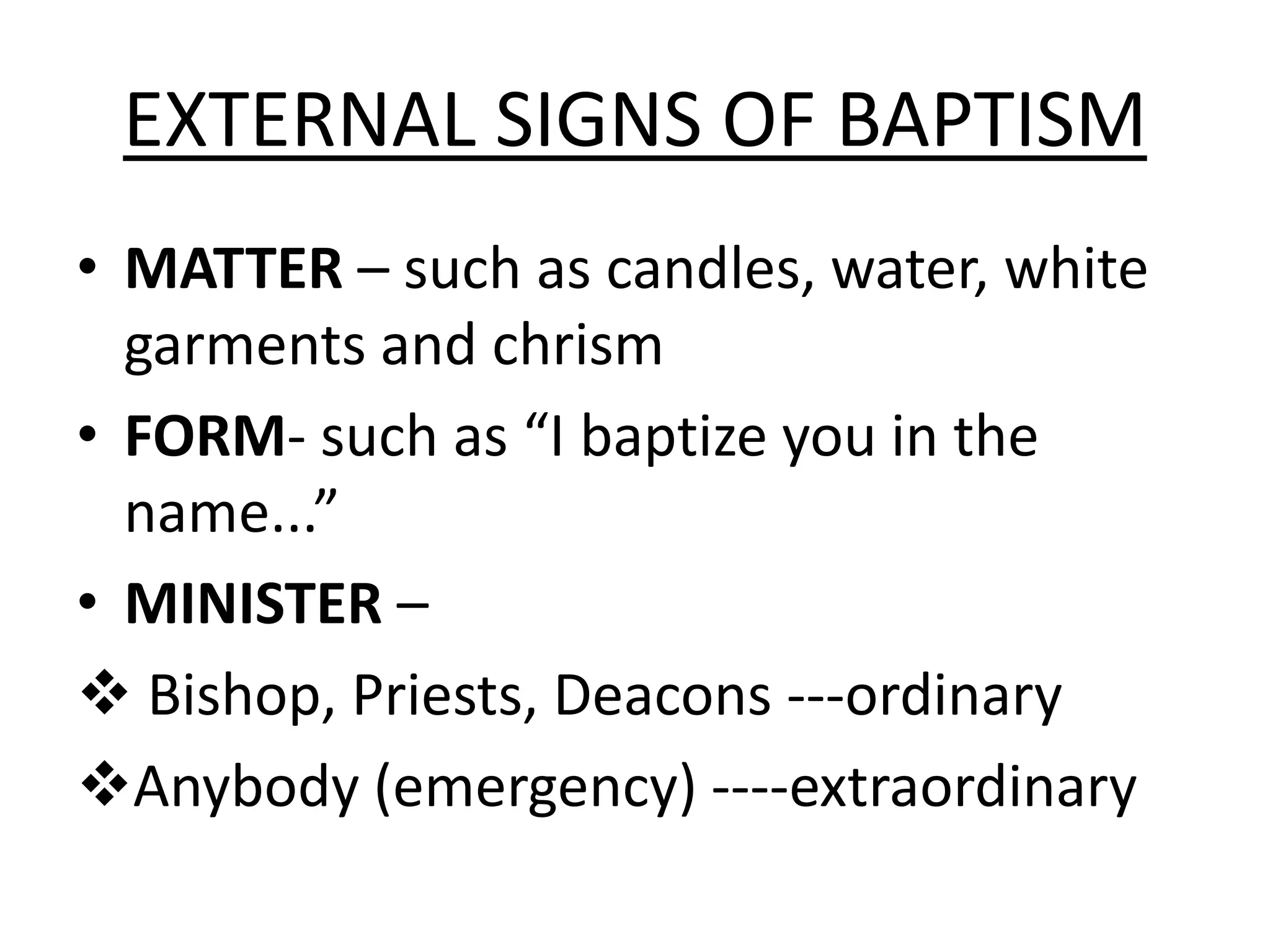 Sacraments (baptism & confirmation) | PPTX