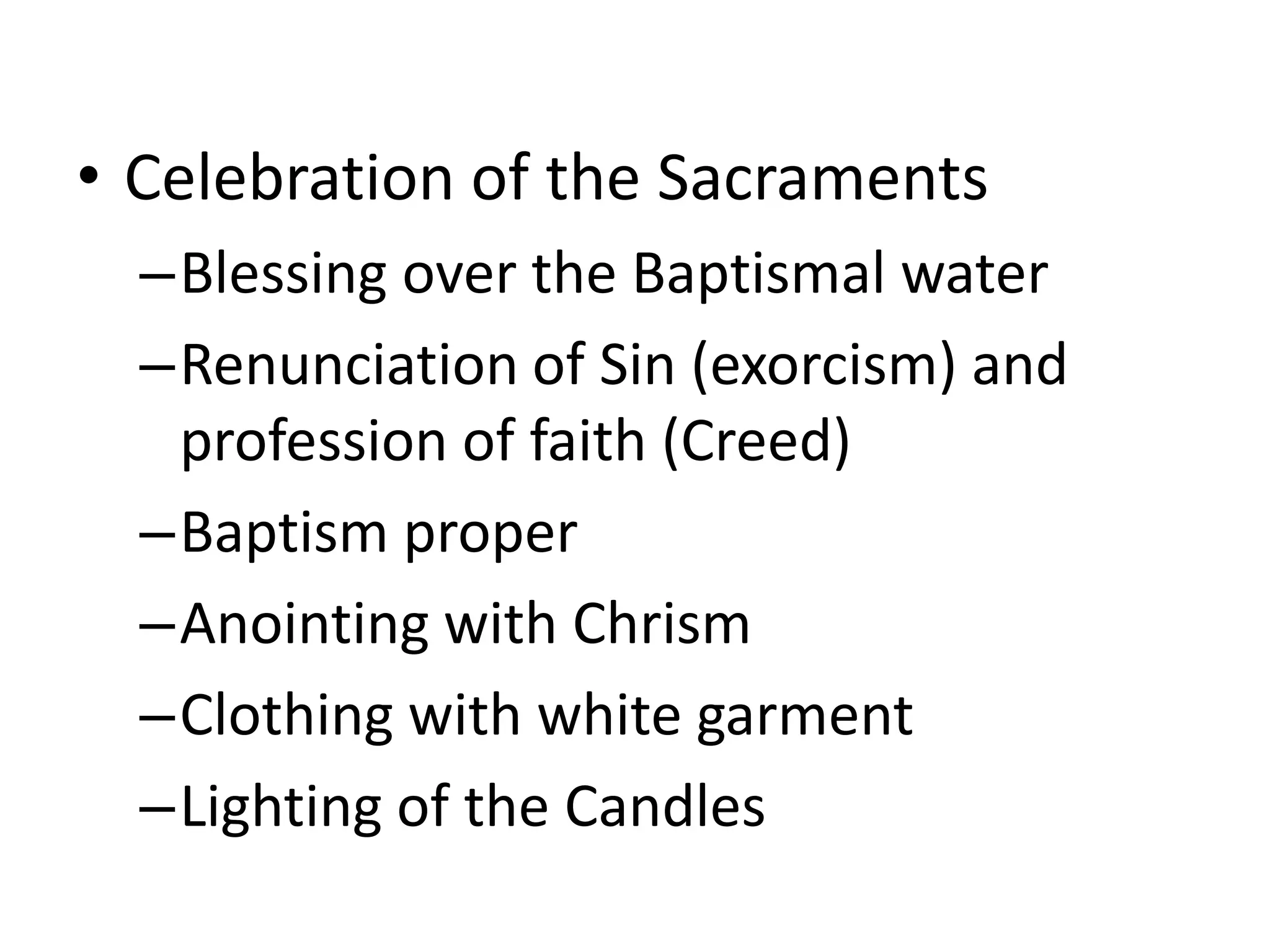 Sacraments (baptism & confirmation) | PPTX