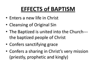 Sacraments (baptism & confirmation) | PPTX