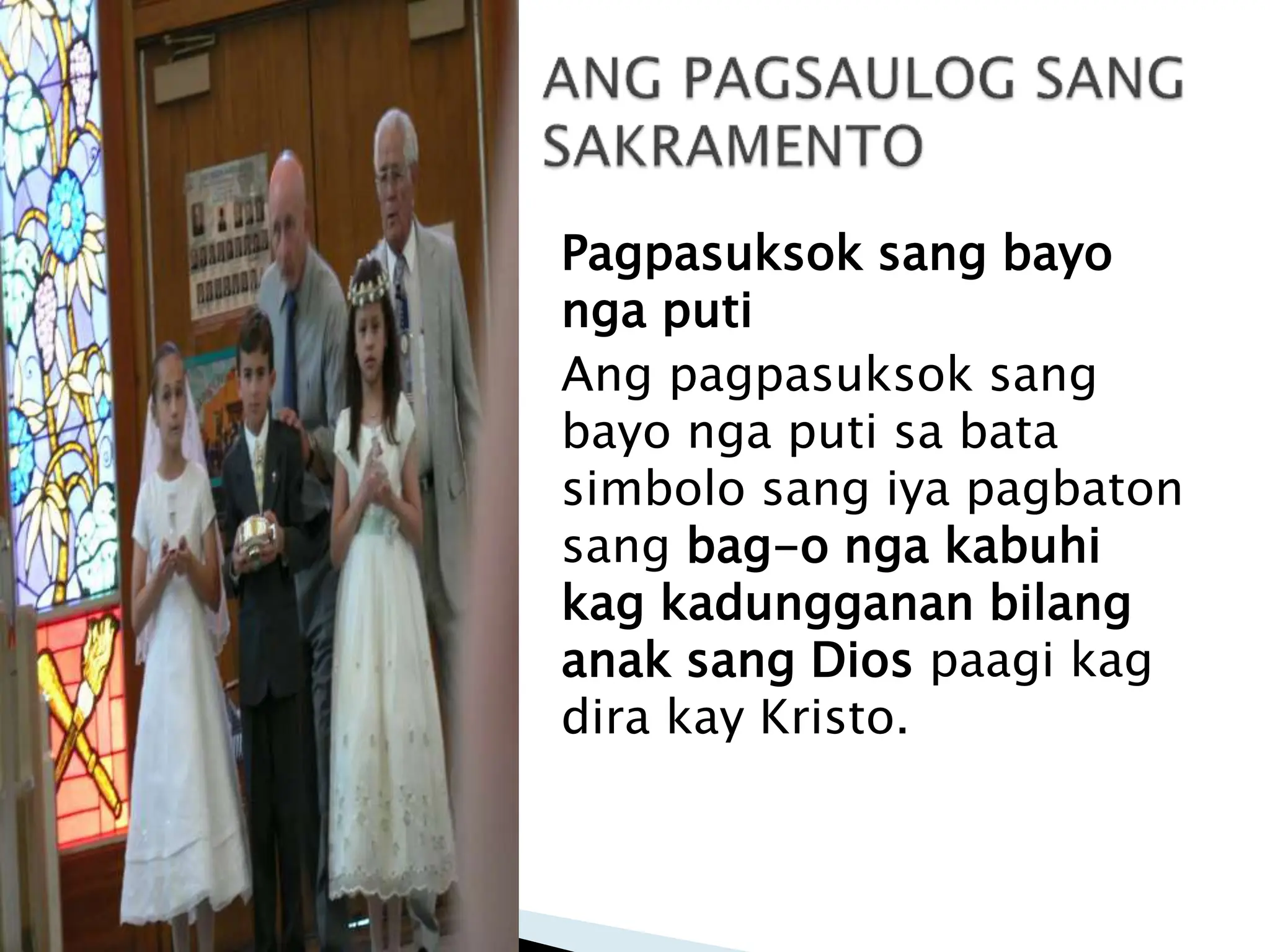 SACRAMENTS OF INITIATION: Baptism, Confirmation, Eucharist.pptx