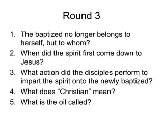 Sacraments of Initiation Review | PPT