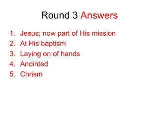 Sacraments of Initiation Review | PPT