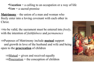 Sacraments vocation1 | PPT | Christianity | Religion & Spirituality