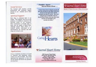 Sacred Heart Home | PDF