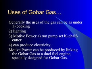 Sacred journey-multimedia-presentation-gobar-gas-plant | PPT