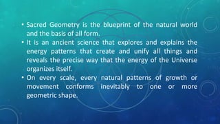 Permaculture and Sacred Geometry Workshop | PPTX