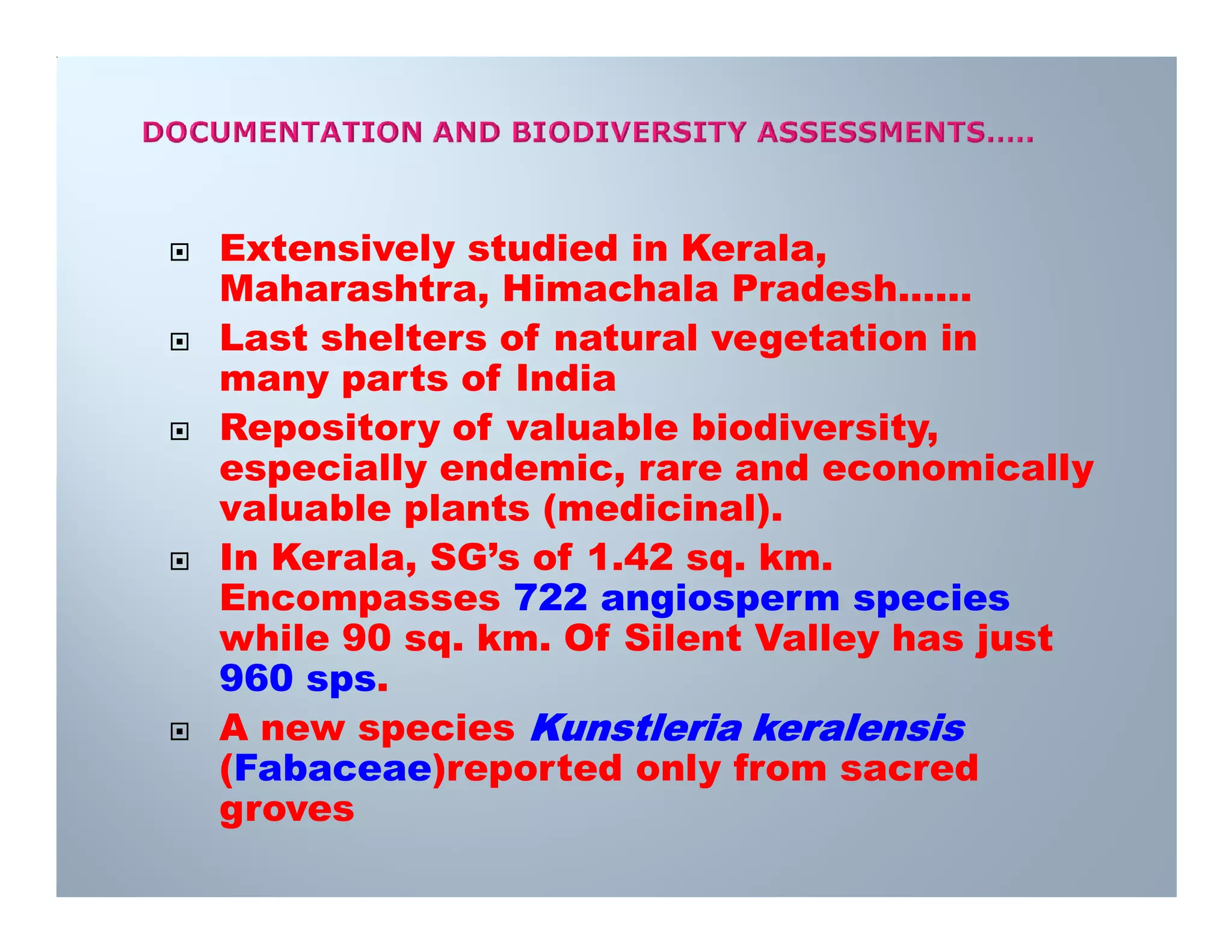 Sacred groves of karnataka, india | PDF