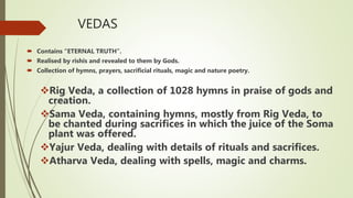 Ancient Indian Literatures - Sacred Literature | PPTX